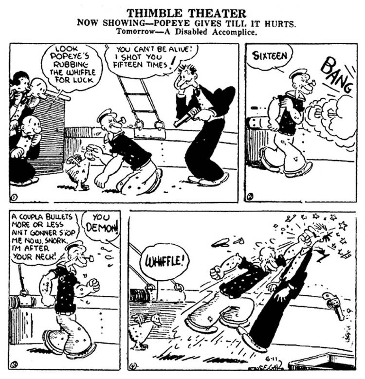 Just So You Know, Popeye Didn't Always Get His Strength From Canned Spinach