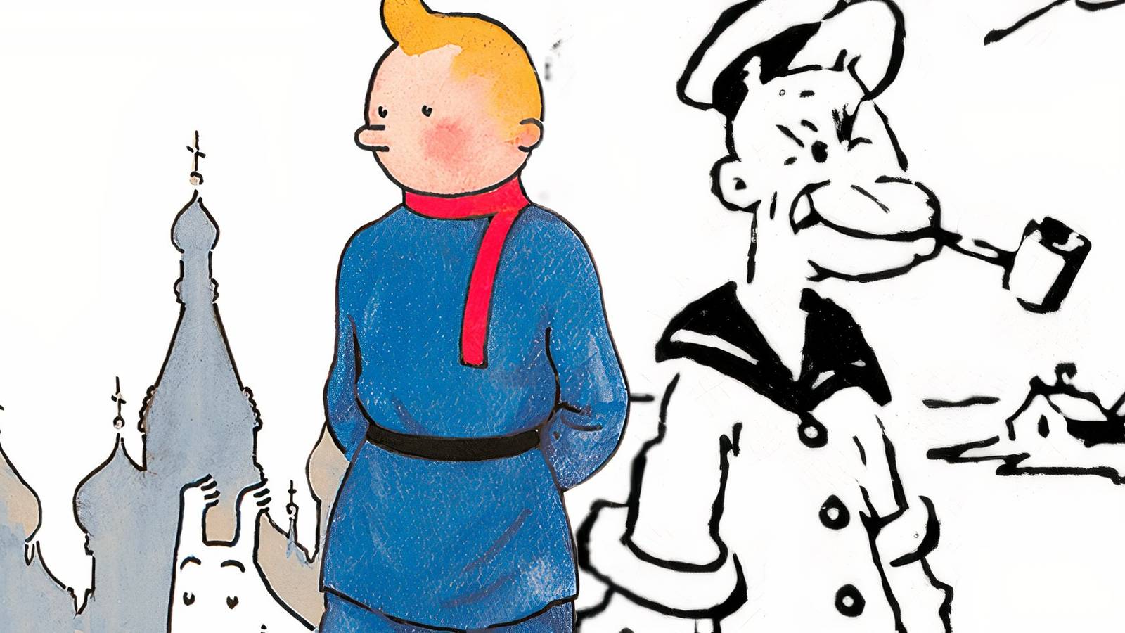 The Original Popeye & Tintin Characters Are Officially In The Public Domain