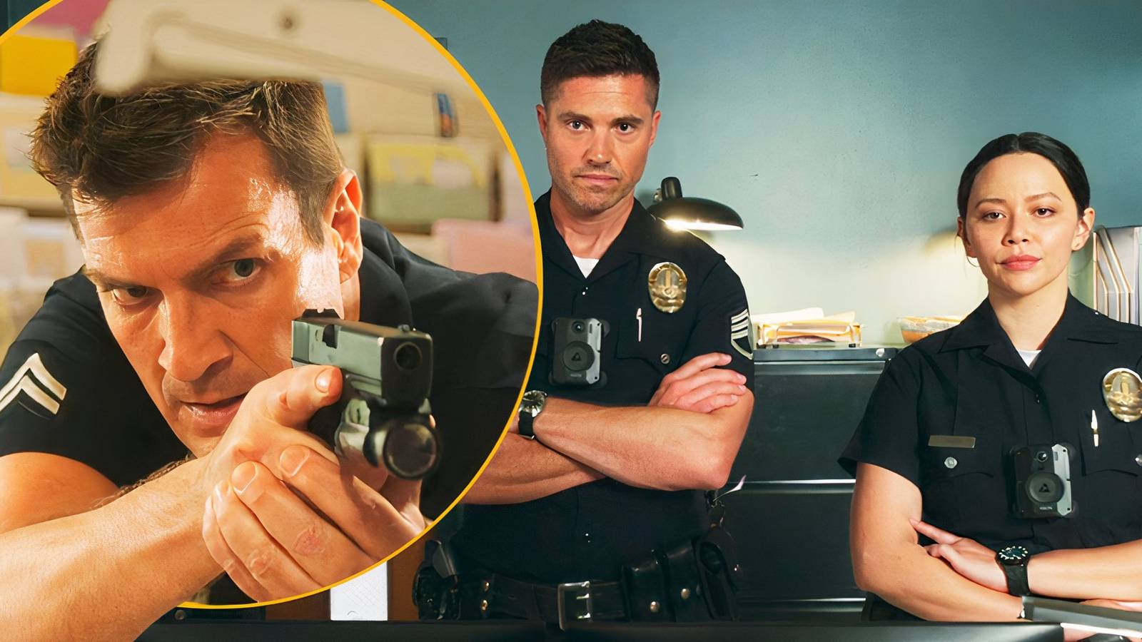 The Rookie Showrunner Talks Nolan's Self-Doubt, Full-Circle Training Officer Trio, & Chenford's ...