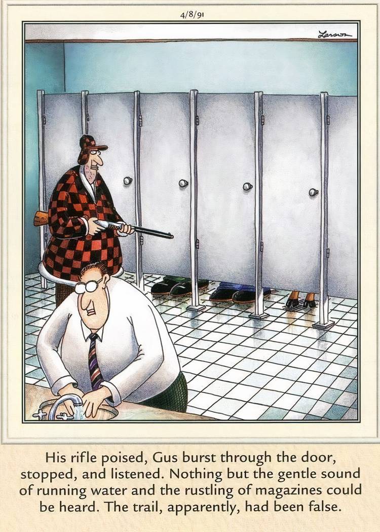 10 Funniest Far Side Comics Where Deer And Hunters Go Head-To-Head