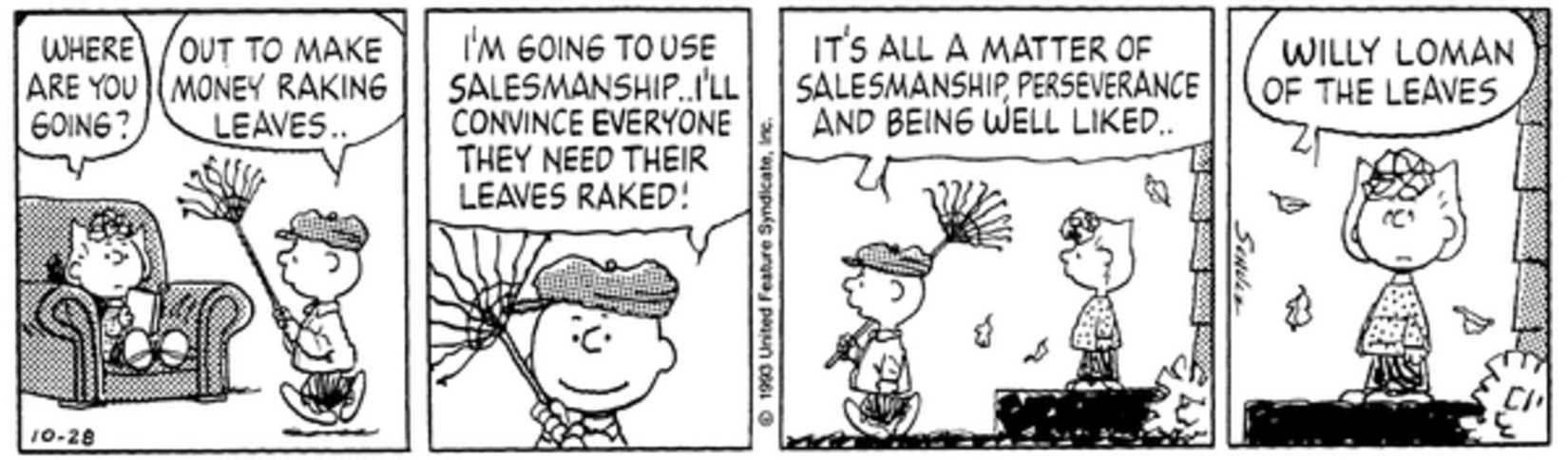 Get a Job: 10 Times Charlie Brown Learned Just How Hard It Is to Make a ...
