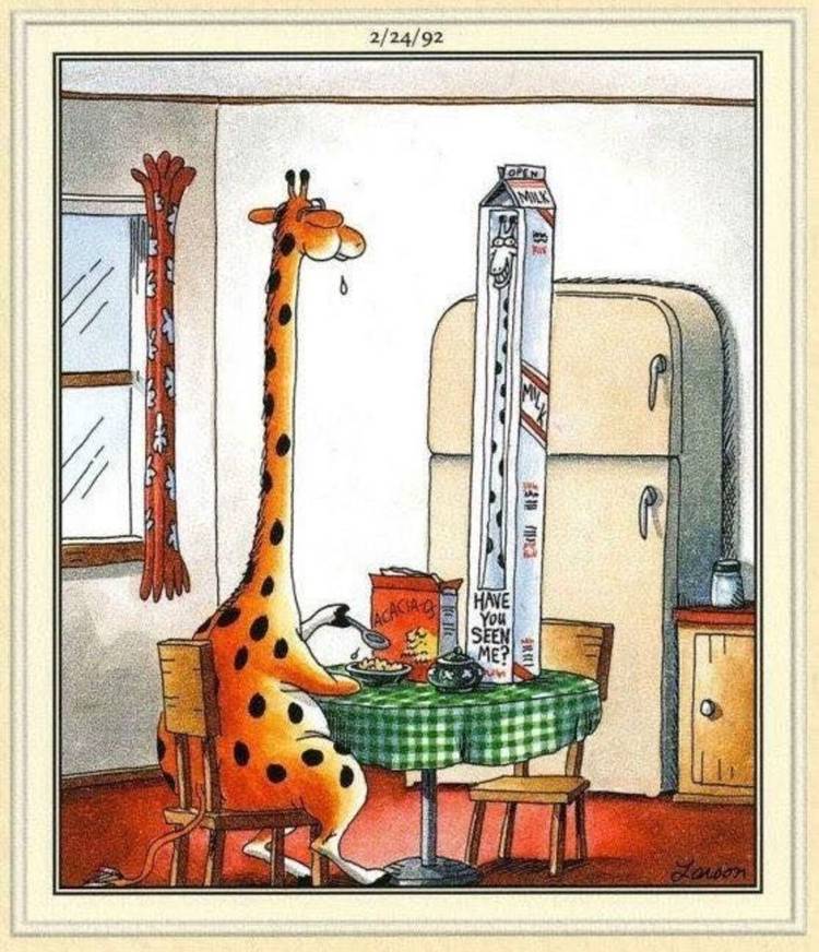 8 Clever Far Side Comics That Prove Giraffes Are the Best