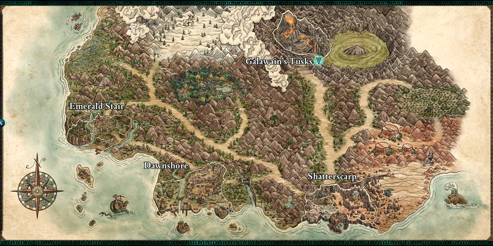 Avowed Map Size Compared To Baldur's Gate 3 & Other Major RPGs