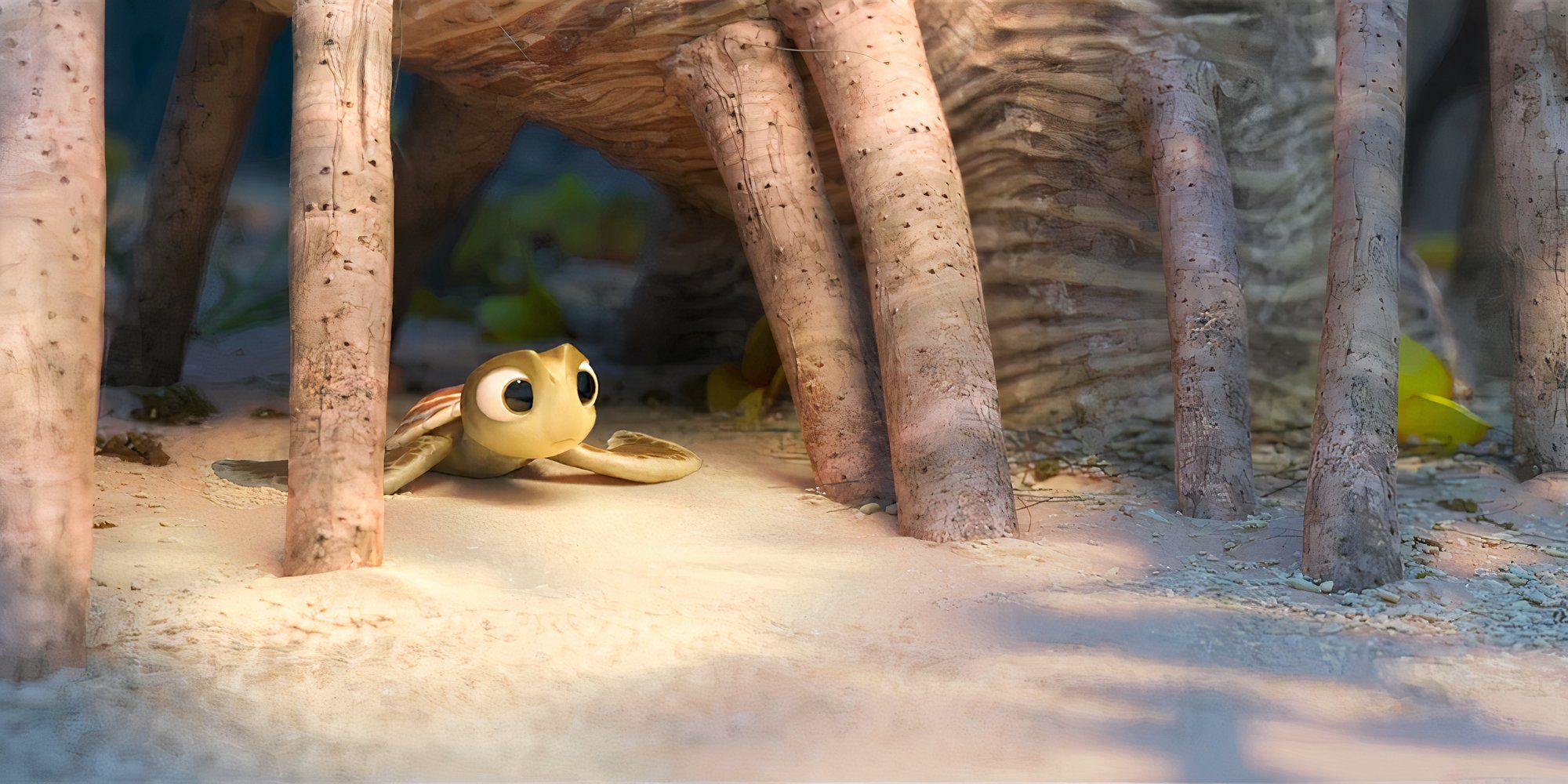 Moana And Baby Turtle