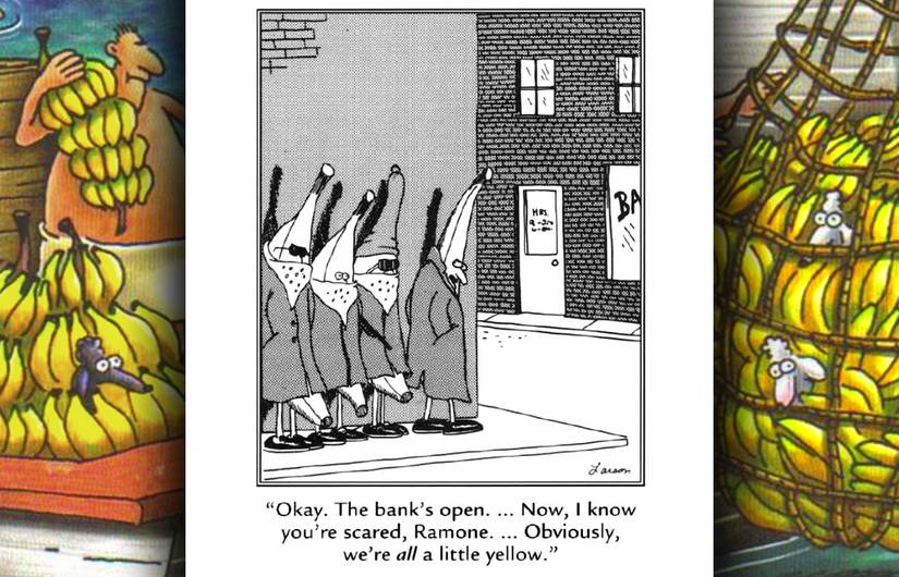 10 Funniest Far Side Comics That Prove Gary Larson Is Obsessed with... Bananas?!
