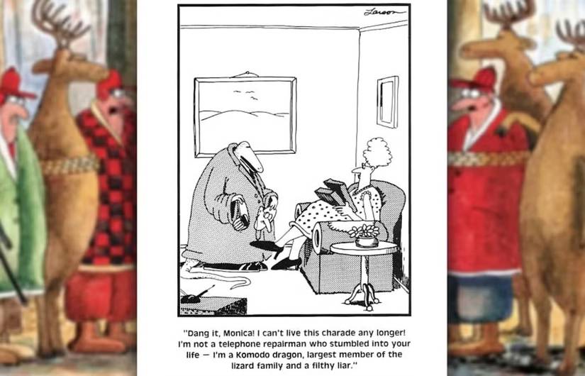 10 Funniest Far Side Comics About Camouflage & Disguises