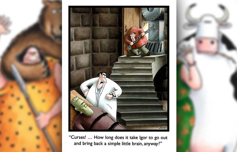 10 Funniest Far Side Comics That Somehow Make Brains Hilarious