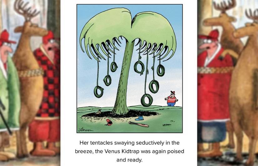 10 Funniest Far Side Comics About Camouflage & Disguises