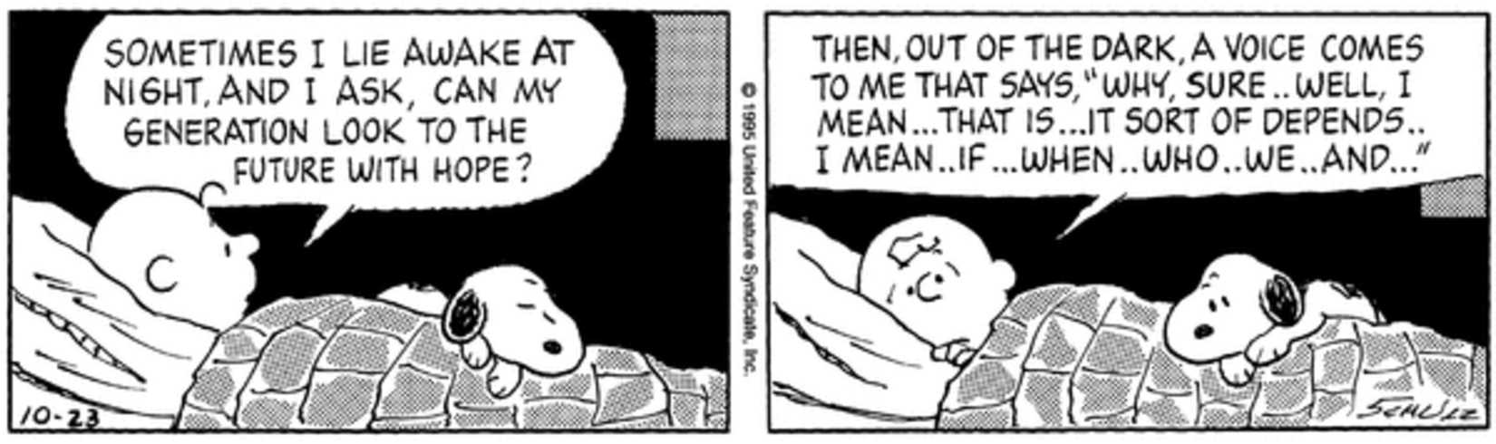 Can't Sleep? Charlie Brown Knows How to Help and These Peanut Comics ...
