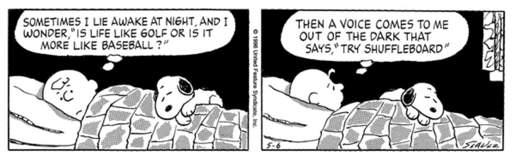 Can't Sleep? Charlie Brown Knows How to Help and These Peanut Comics ...