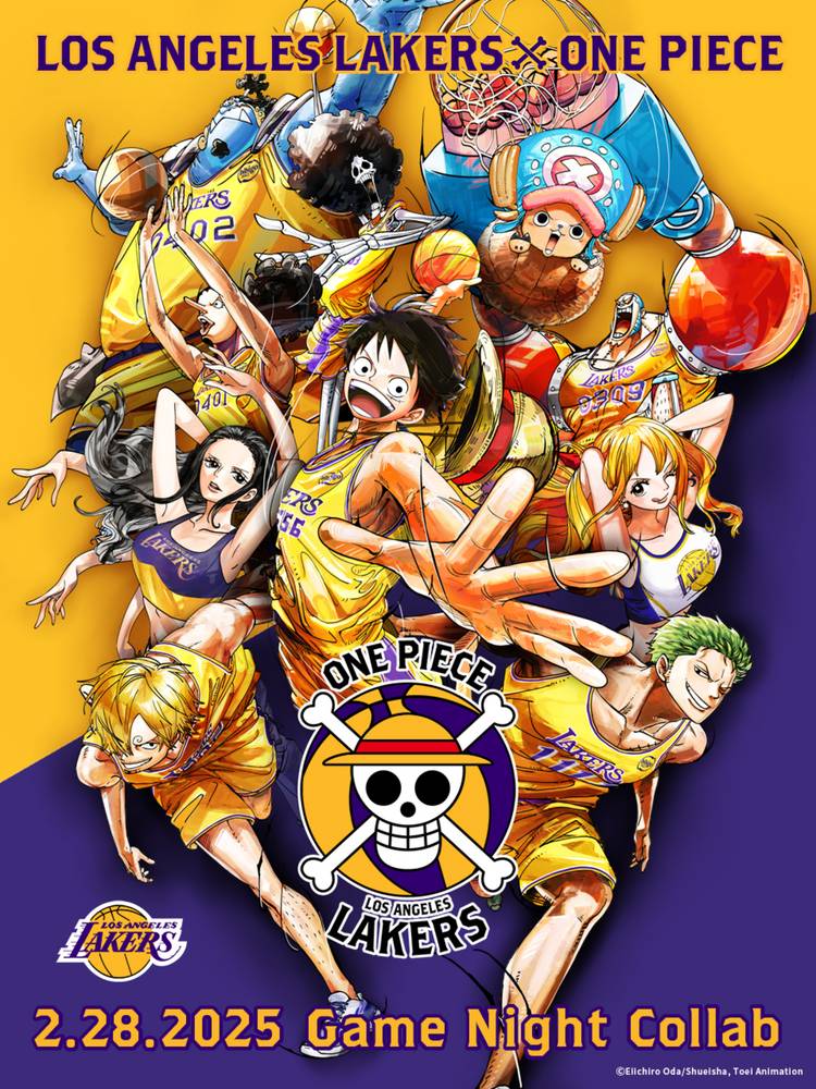 One Piece Is Teaming Up With LeBron James For a Special Lakers Event
