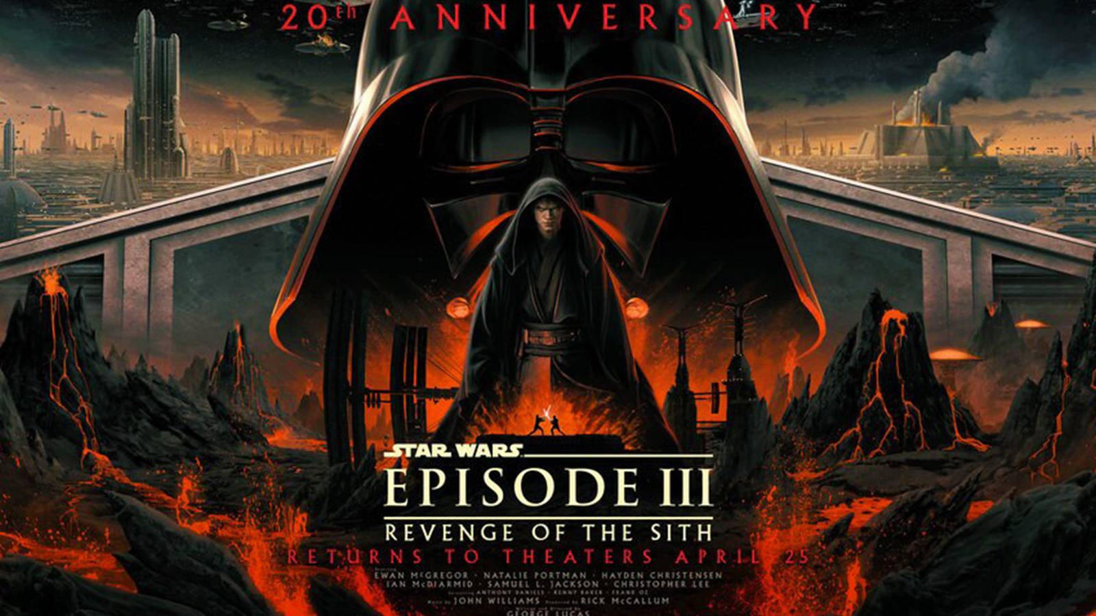Star Wars: Revenge Of The Sith Returning To Cinemas For 20th ...
