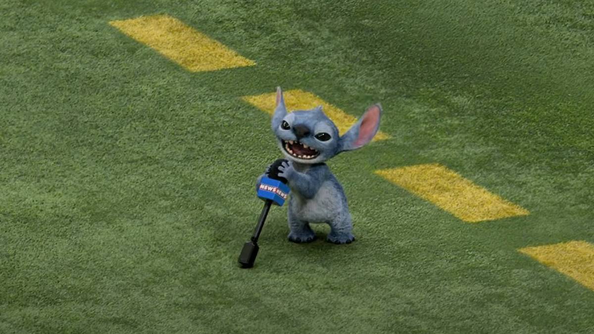 Stitch Invades The Actual Super Bowl & Wreaks Havoc In Clever Live ...