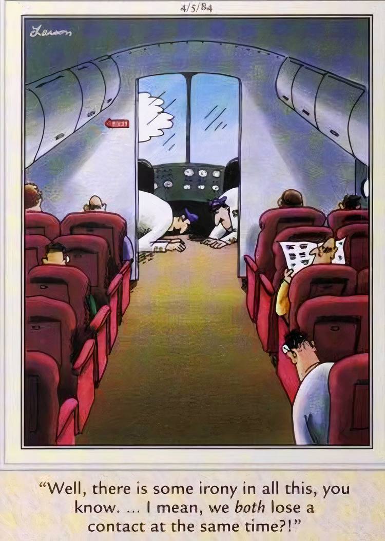 10 Hilarious Far Side Comics Starring the World’s Worst Pilots