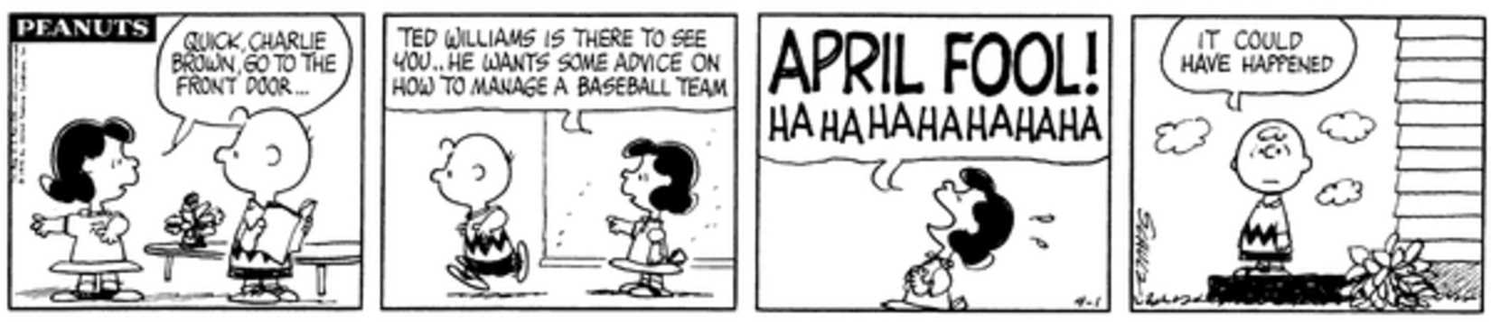 10 Funny Charlie Brown Comics That Will Make You Dread April Fools' Day
