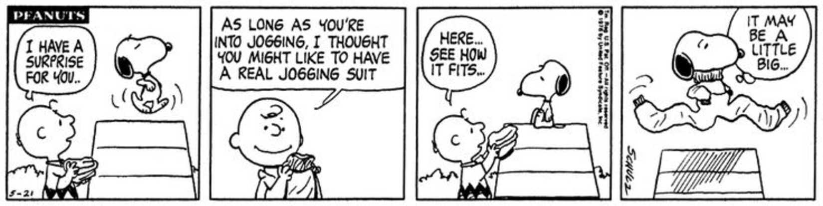Hate Exercising? These 10 Peanuts Comics Totally Get You Then