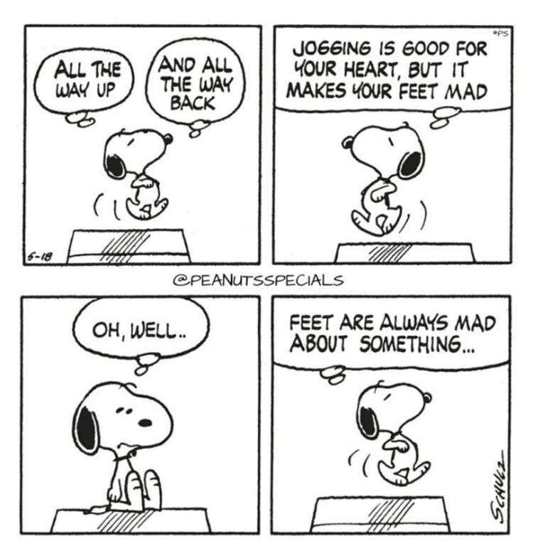 Hate Exercising? These 10 Peanuts Comics Totally Get You Then