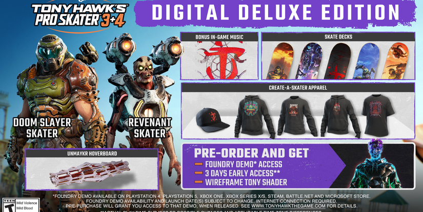 Tony Hawk's Pro Skater 3+4 Remake Edition Differences Explained