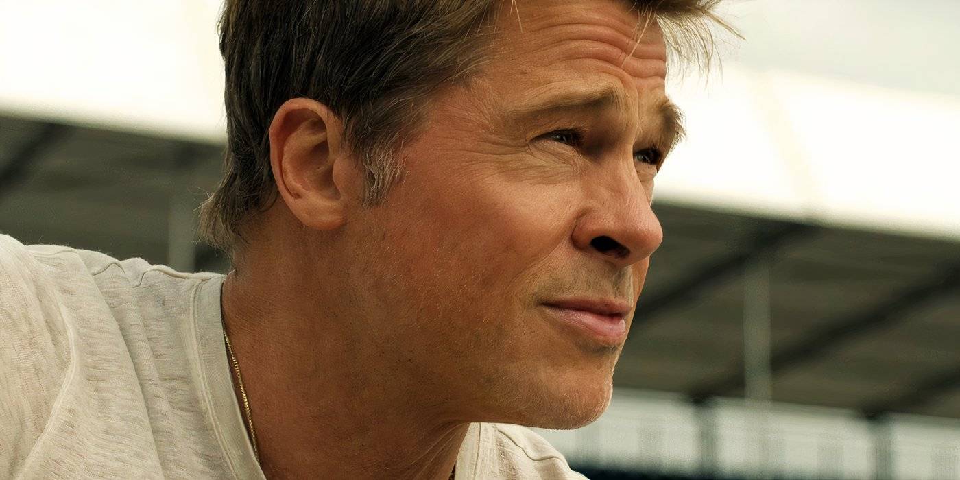 Brad Pitt Races For Glory & Clashes With A Young Driver In Full Action ...