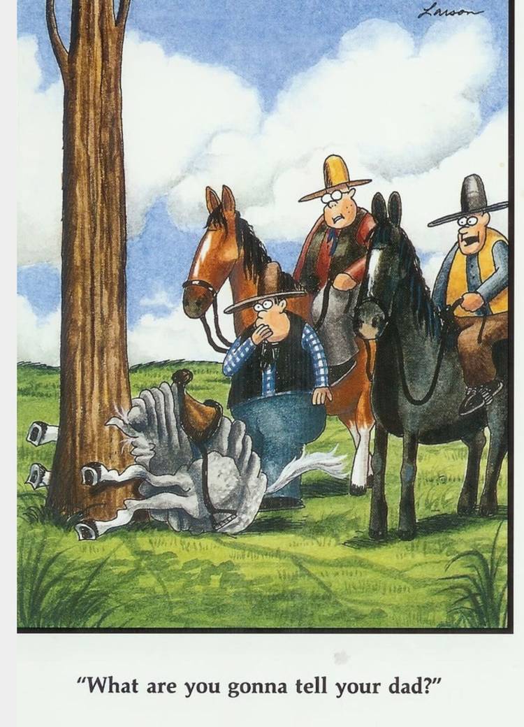 10 Far Side Comics Starring the Dorkiest Cowboys Ever