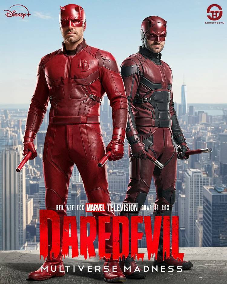 Ben Affleck & Charlie Cox's Versions Of Daredevil Team Up In Epic MCU ...