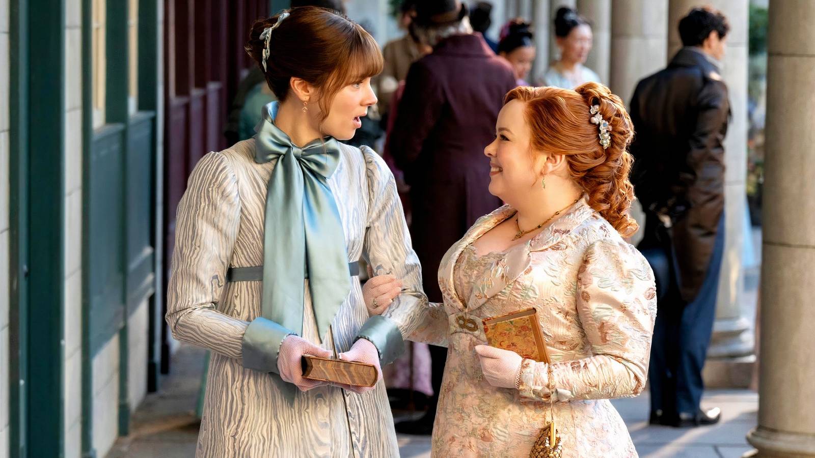 New Bridgerton Season 4 Image Reveals Unexpected Meeting Between Sophie ...