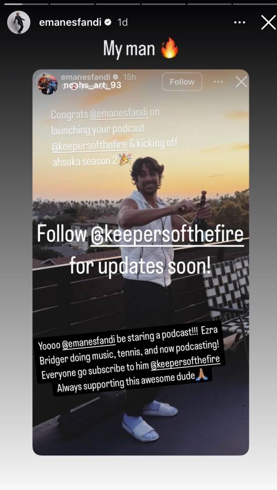 Ezra Bridger Actor Eman Esfandi Hints Ahsoka Season 2 Has Begun Filming ...