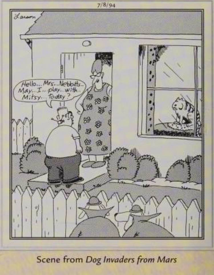 8 Classic Far Side Comics That Were Made For Conspiracy Theorists