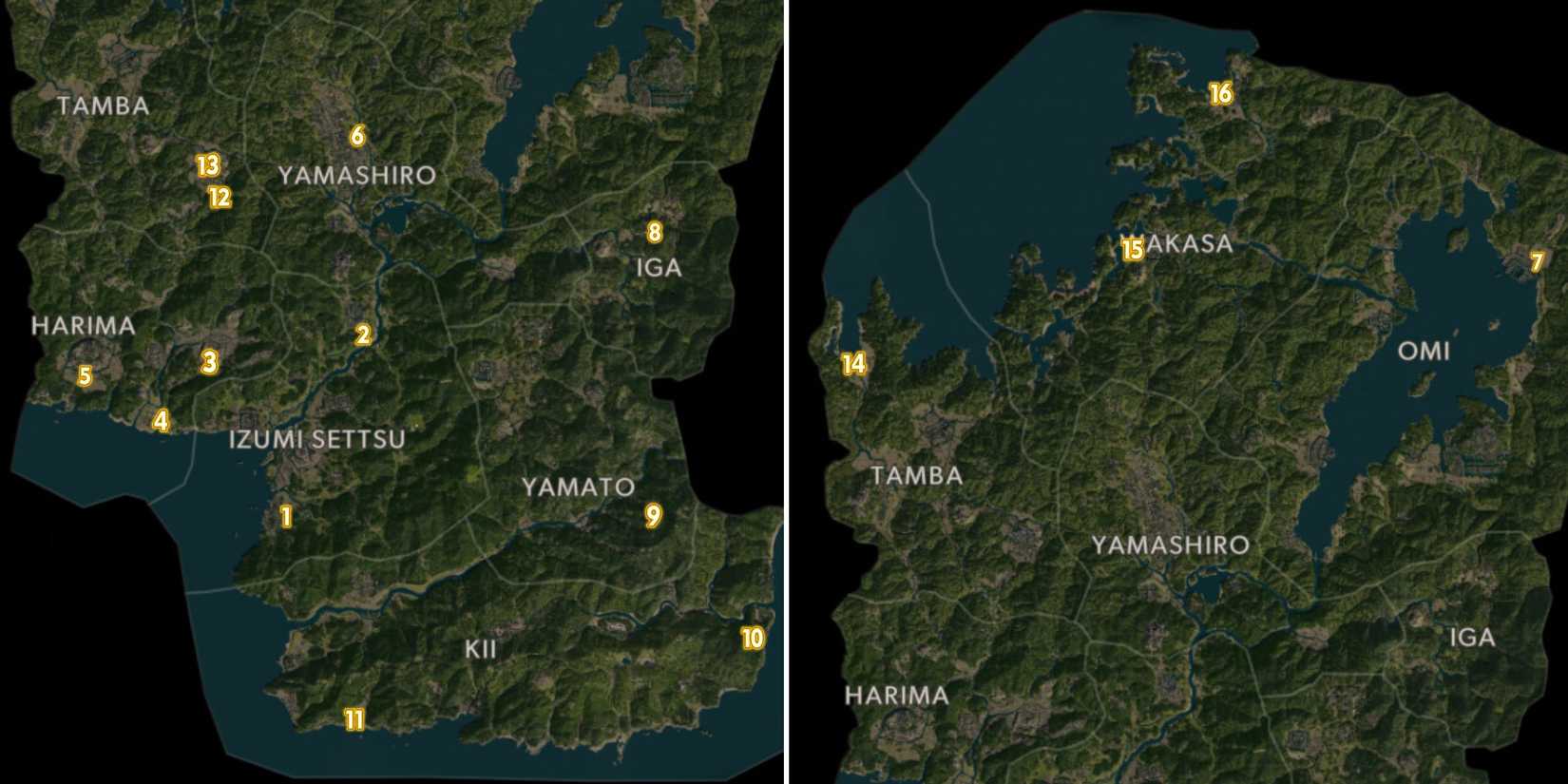 Assassin's Creed Shadows: Merchants & Blacksmiths Locations