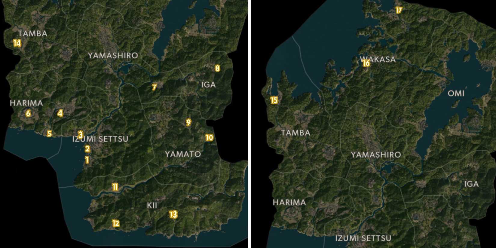Assassin's Creed Shadows: Merchants & Blacksmiths Locations