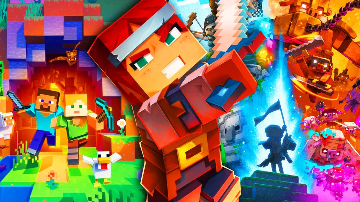 All Three Games In Minecraft Triple Bundle (& How Much It Costs)
