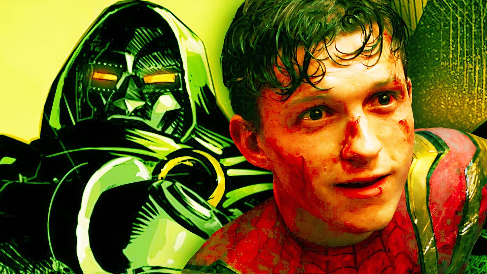 RDJ's Doctor Doom Kills Tom Holland's Spider-Man And Unleashes Venom In ...