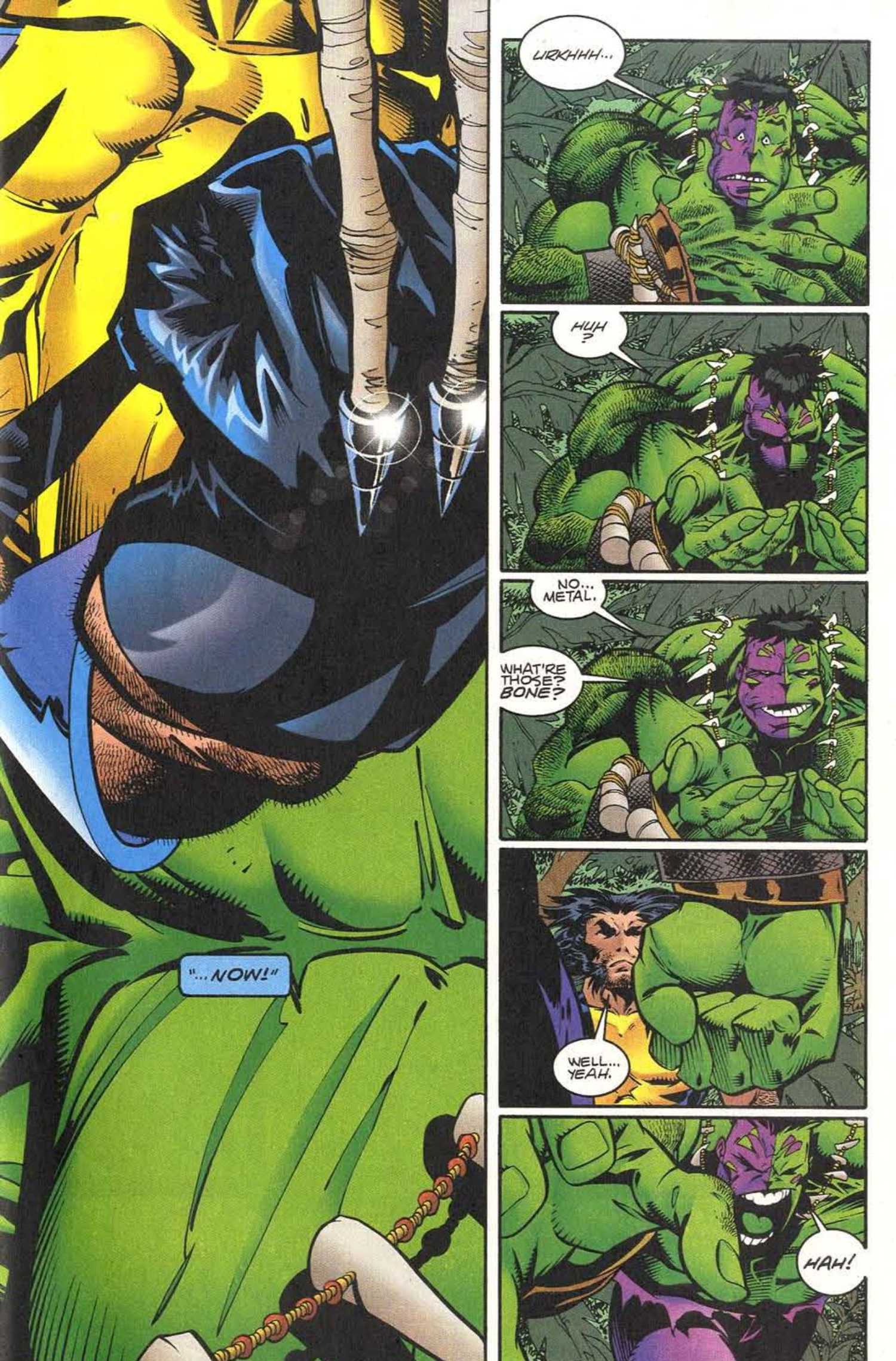 Wolverine Can Only Hurt the Hulk Under 1 Condition