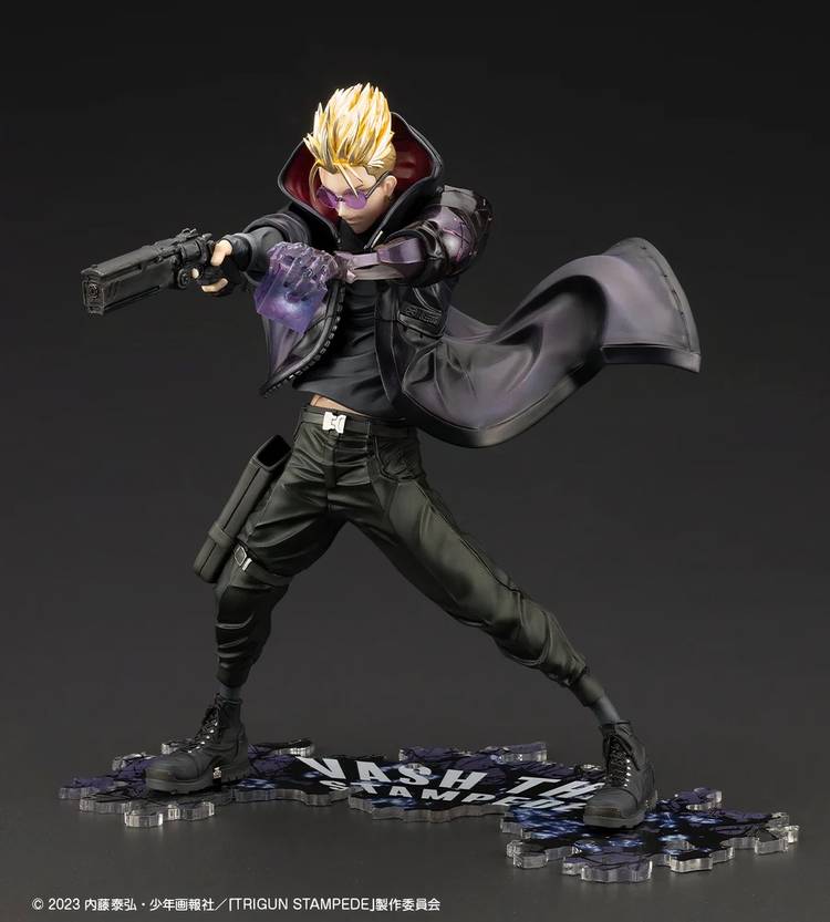 Trigun's Vash Gets A Metal All-Black Redesign With Incredible New Figure