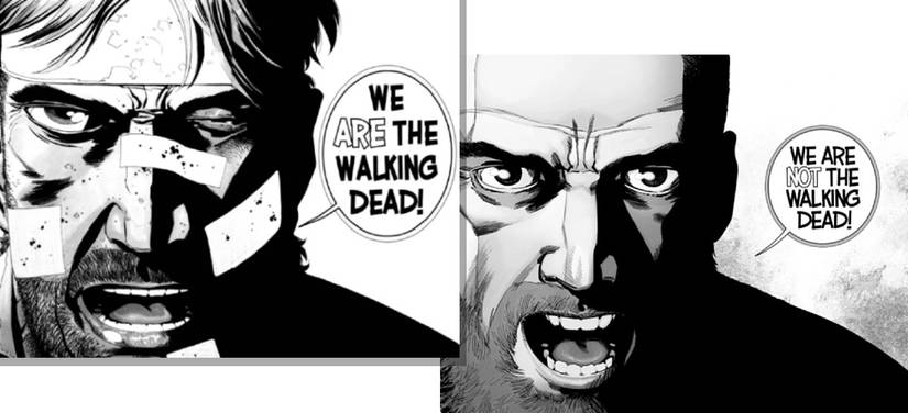 How Walking Dead's Rick vs Negan Fight Foreshadows Rick's Death: "It ...