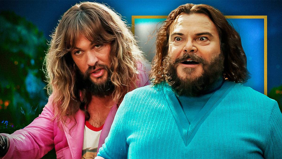 Jack Black & Jason Momoa Hype Up A Minecraft Movie's Glam Rock Inspiration