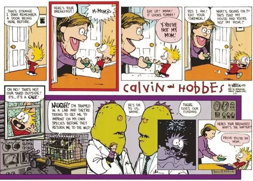 10 Calvin And Hobbes Comics That Go Off the Rails In a Hurry