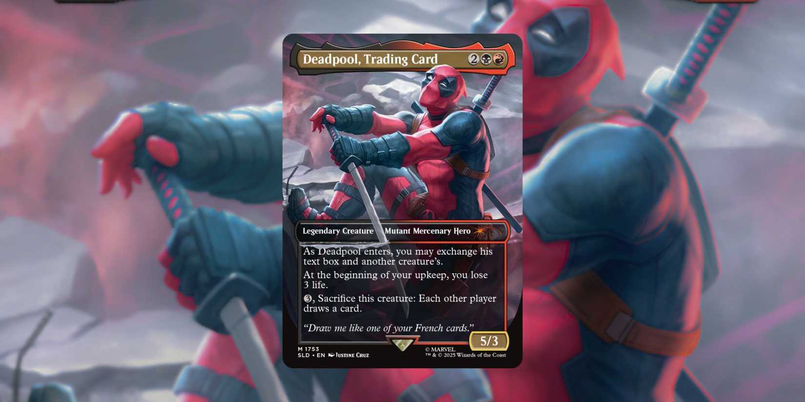 Magic: The Gathering's New Deadpool Secret Lair Is Appropriately Meta