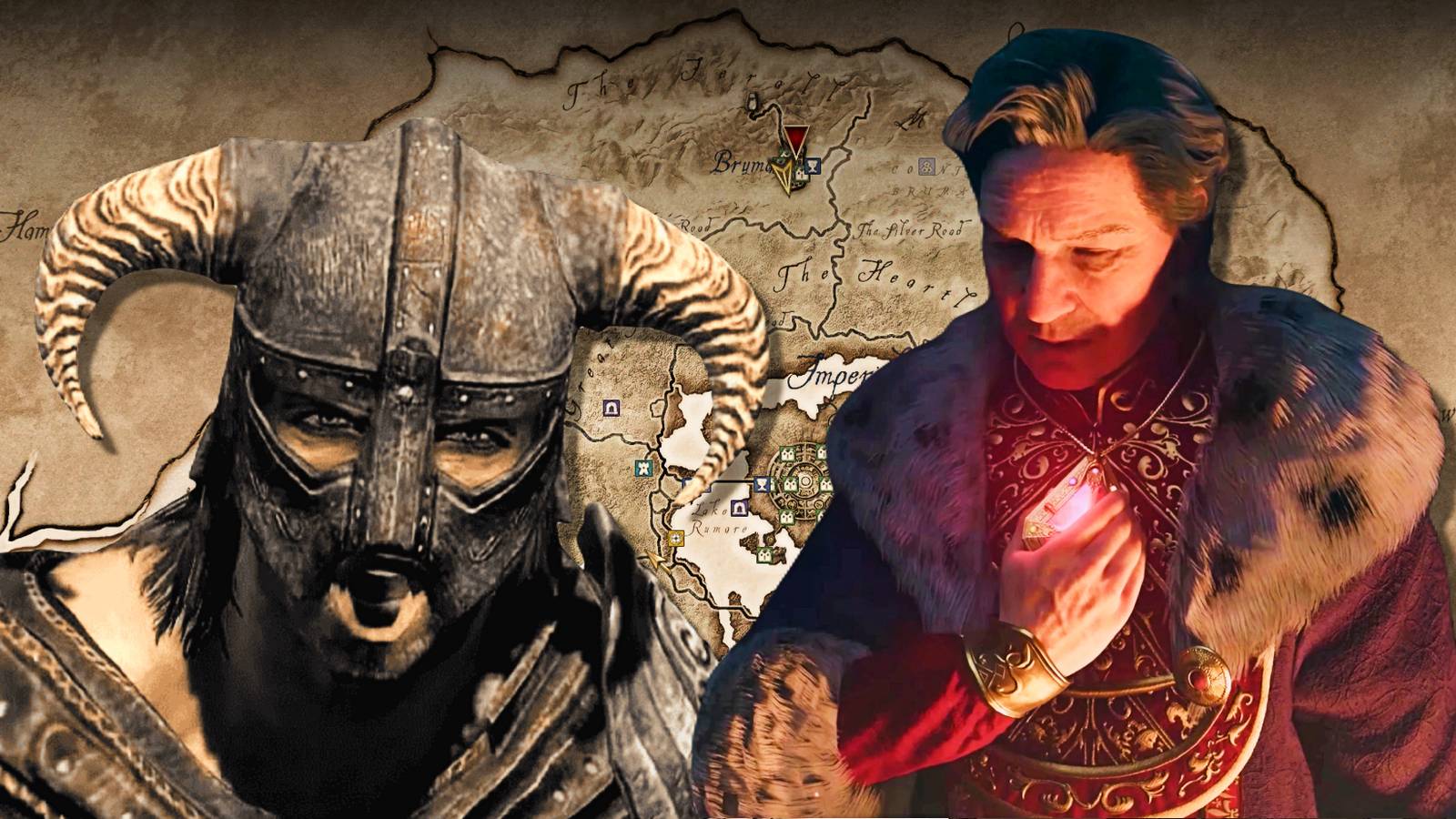 Elder Scrolls 4: Oblivion Remastered Map Size Compared To Skyrim's