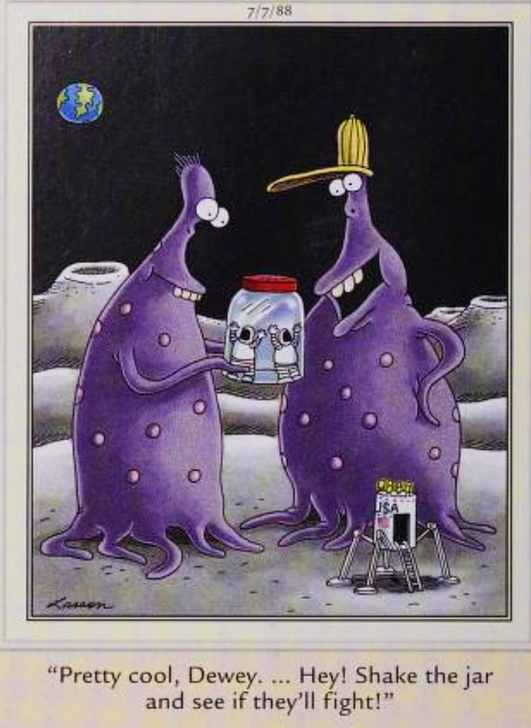 10 Far Side Comics Where Humans Act Like Animals