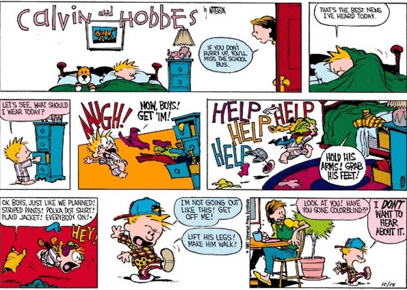10 Calvin And Hobbes Comics That Go Off the Rails In a Hurry