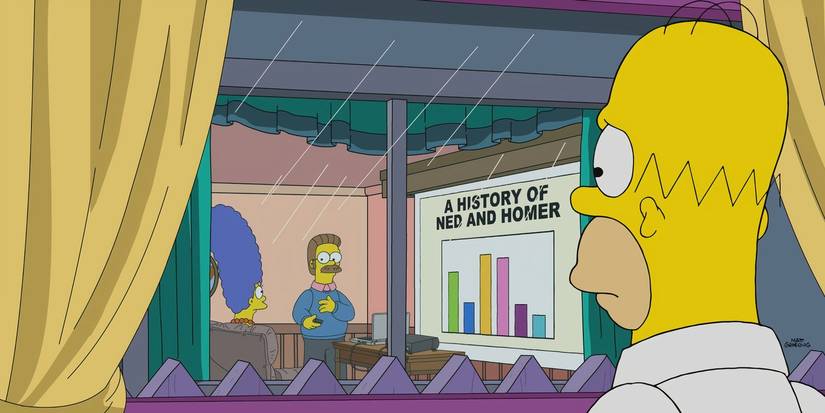 The Simpsons Keeps Retconning How Homer Met Flanders (And I Need It To ...