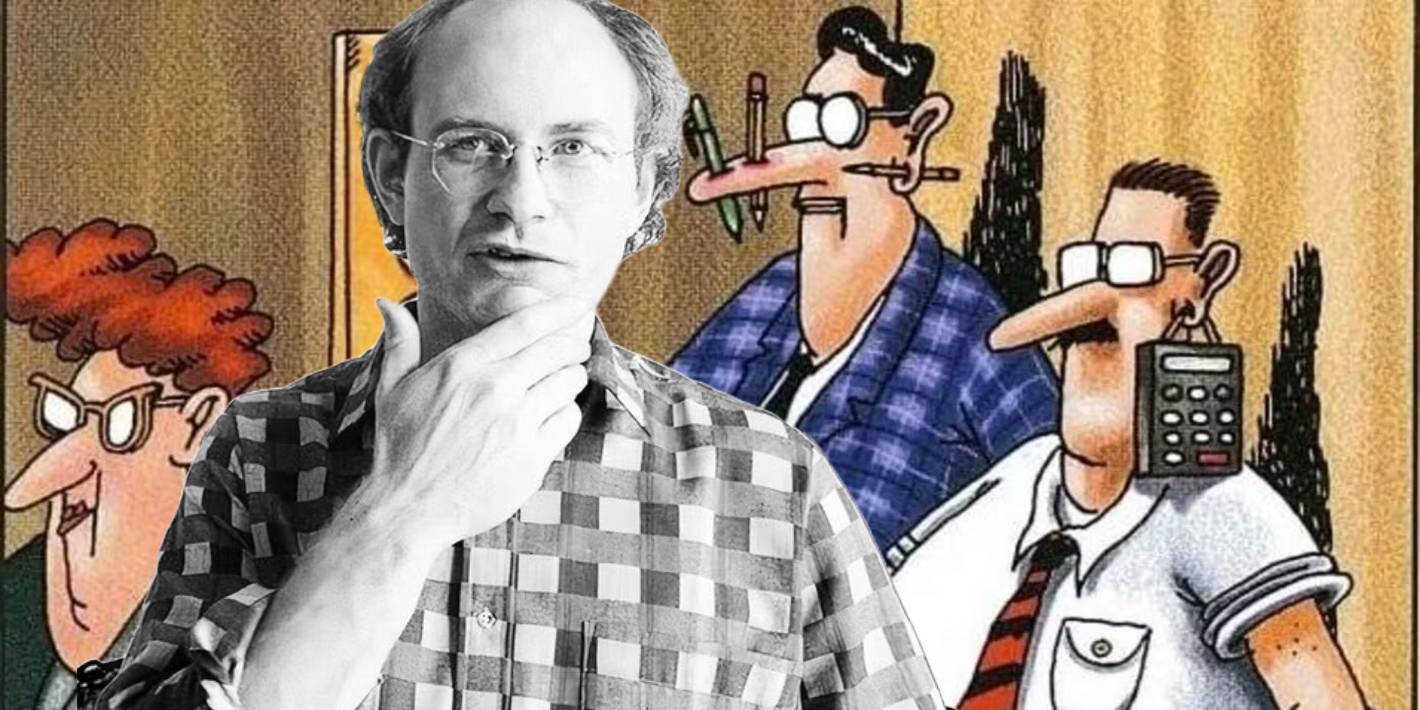 9 Hilarious Far Side Comics About Elevators And Escalators