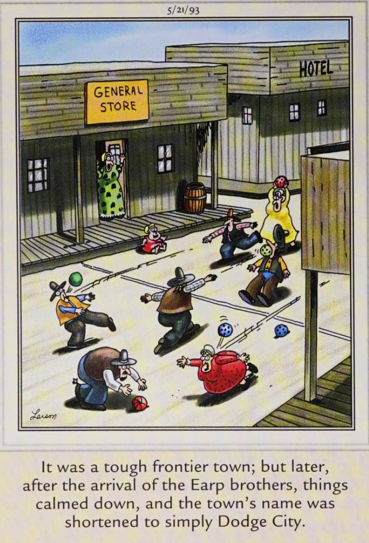 10 Funniest Far Side Comics That Put the "Wild" In Wild West