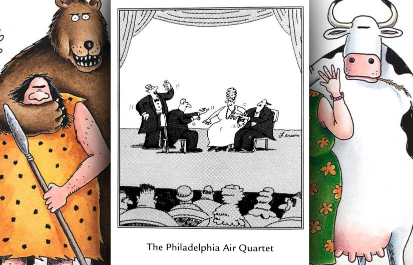 10 Funniest Far Side Comics That Make Fun of Real Musicians and Bands