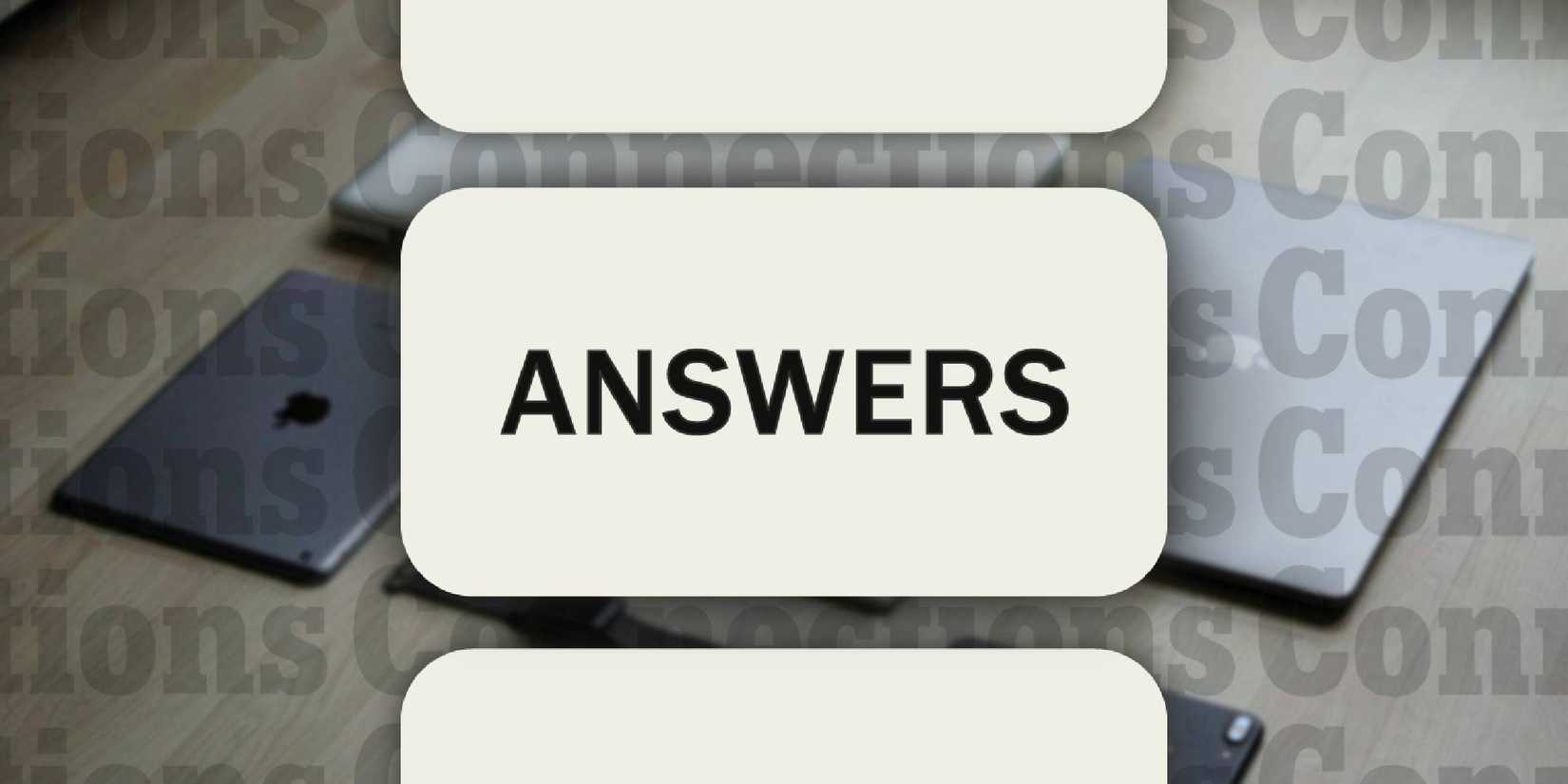 Today's Connections Hints & Answers For May 21, 2025 (Puzzle #710)