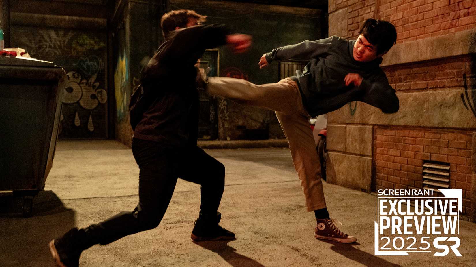 The New Karate Kid, Ben Wang, Does An Epic Side Kick In This Exclusive ...
