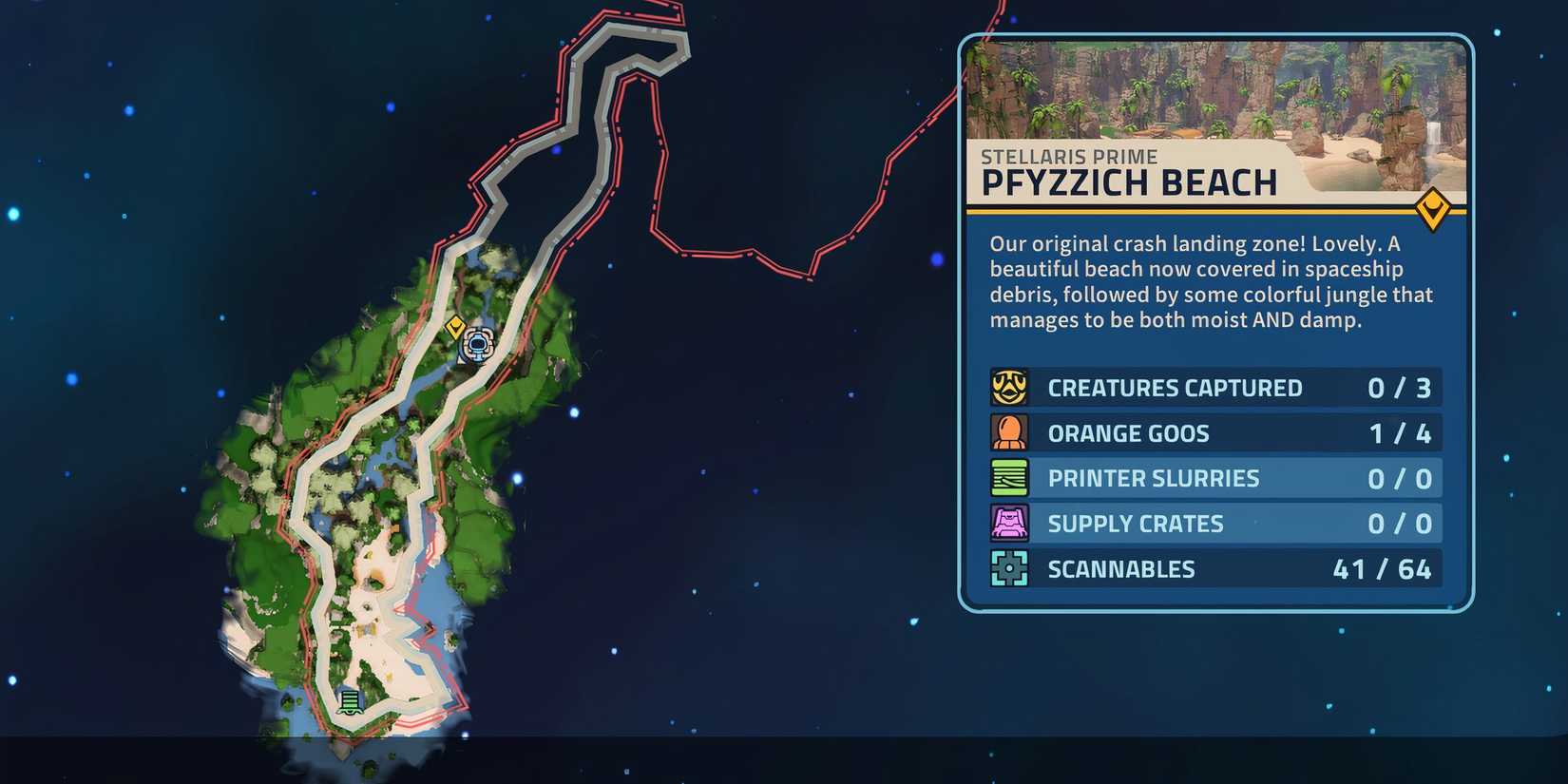 All Stellaris Prime Balls Of Goo Locations In Revenge Of The Savage Planet