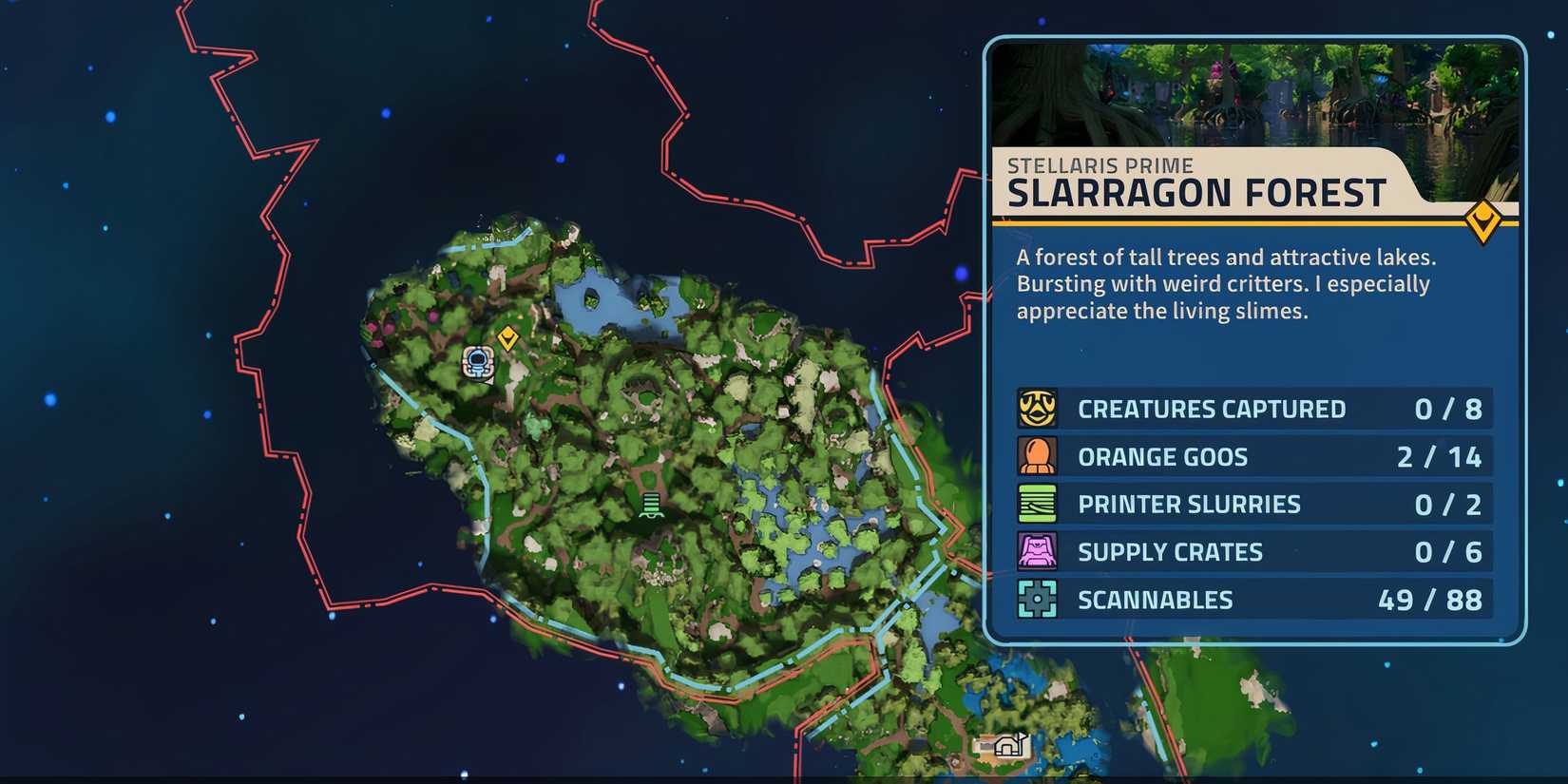 All Stellaris Prime Balls Of Goo Locations In Revenge Of The Savage Planet