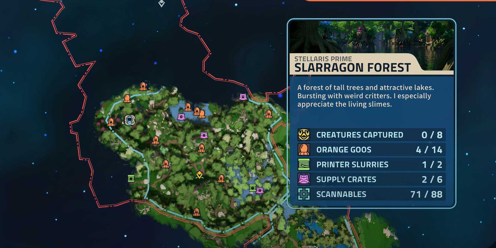 All Stellaris Prime Balls Of Goo Locations In Revenge Of The Savage Planet